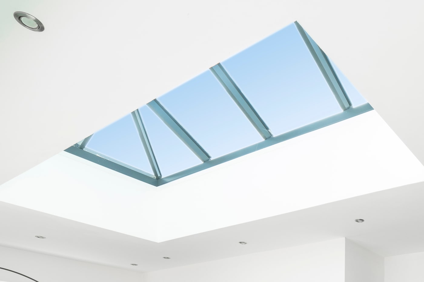 Flat roof extension with roof lantern - factors to consider